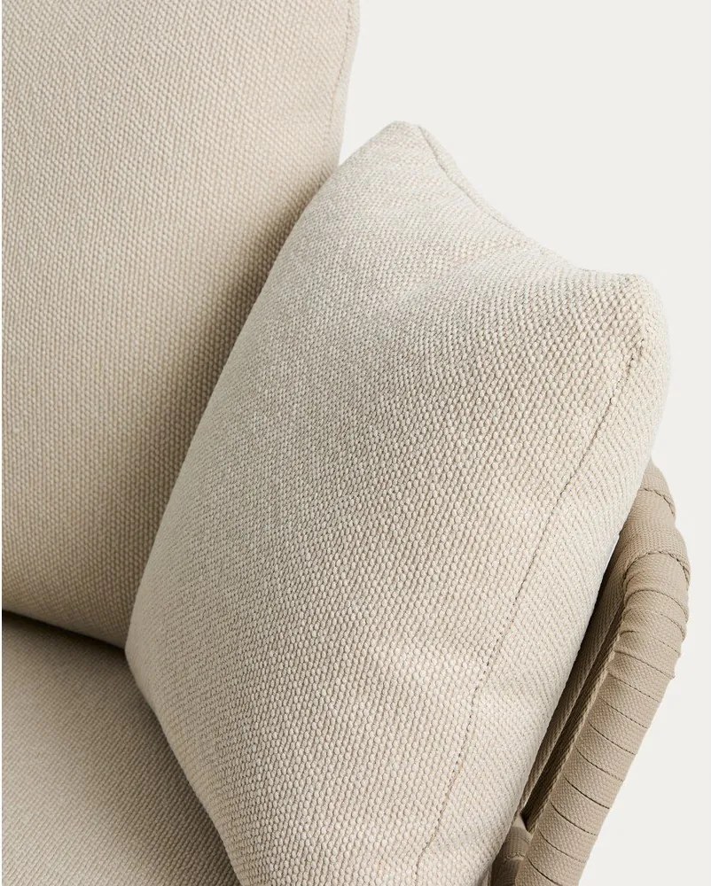 Béžová/taupe zahradní modulární pohovka 167 cm Osani – Kave Home