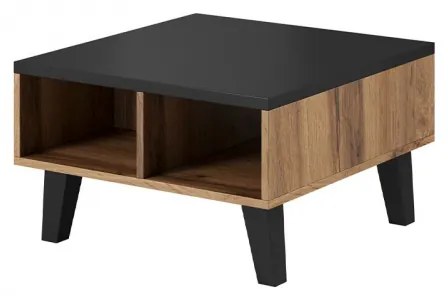 Konferenční stolek Sanna 60, Barva: wotan / wotan + černý
