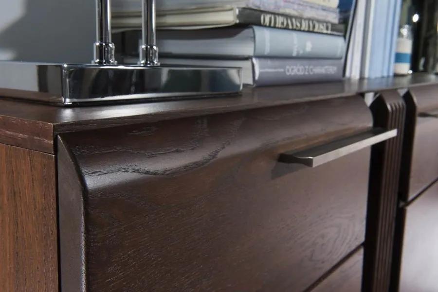 Casarredo - Komfort nábytek Šatní skříň PORTI P-70 dub čokoládový