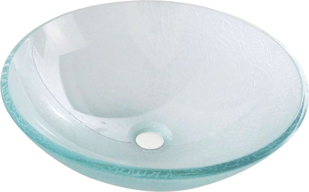 Sapho Beauty - Umyvadlová mísa, průměr 42 cm, bez přepadu, čiré sklo 2501-04