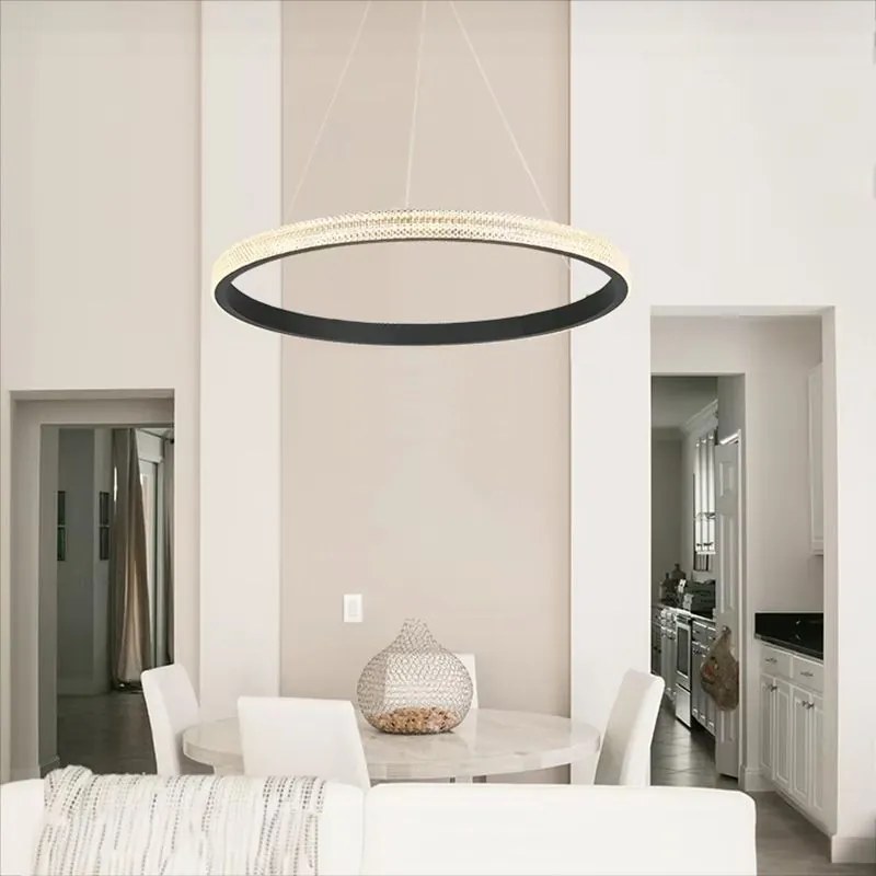 Toolight Toolight, LED stropní svítidlo, 4000K, 24W, APP1512-CP, černá, OSW-05473
