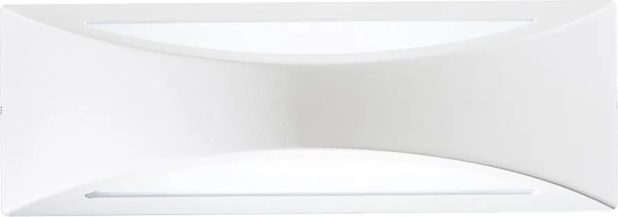 FAN LED-W-WEISS-BCO Venkovní nástěnné svítidlo LED WEISS hliník bílá 16W 1800lm CCT IP65 35x12x11,3 cm - FANEUROPE
