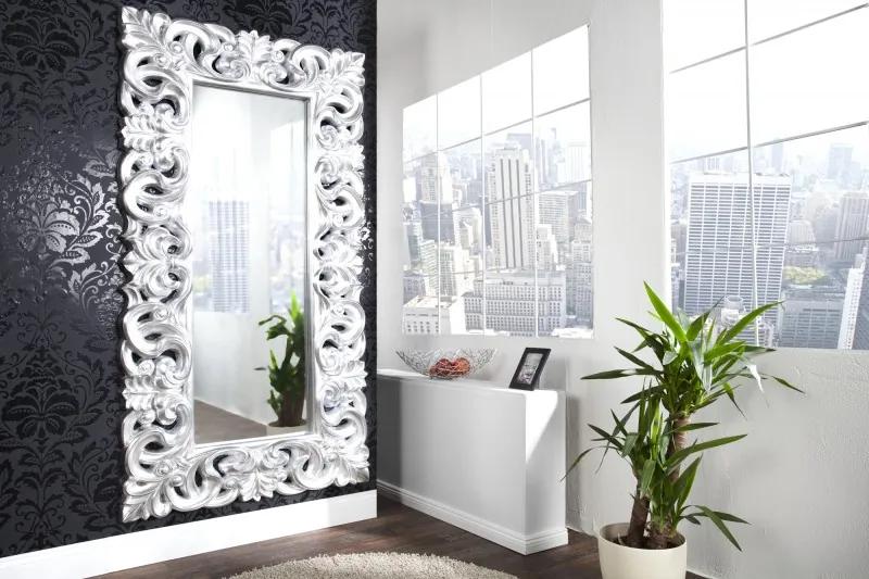 Moderní nástěnné zrcadlo - Venice, stříbrné, velké | BIANO
