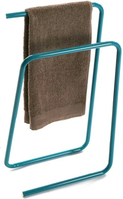 Zelený kovový stojan na ručníky Versa