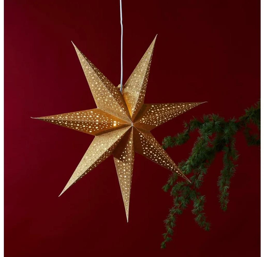 Eglo | Eglo 410729  - Vánoční dekorace BLINKA hvězda zlatá | EG410729