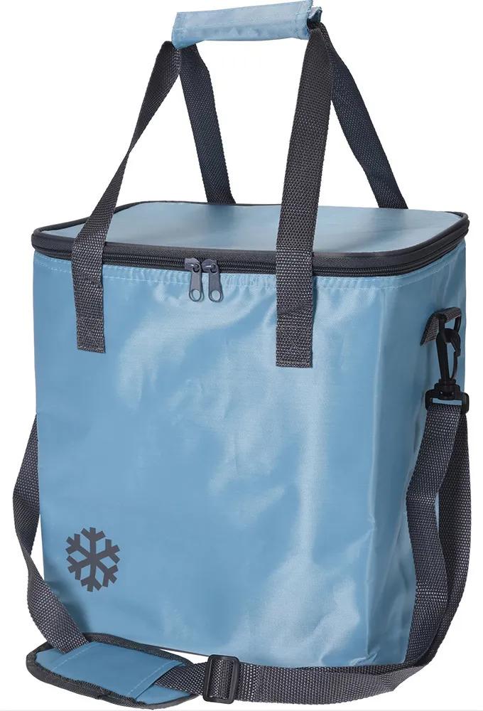 Tepelný, skládací koš, nákupní taška, pro piknik, 24 l, barva modrá