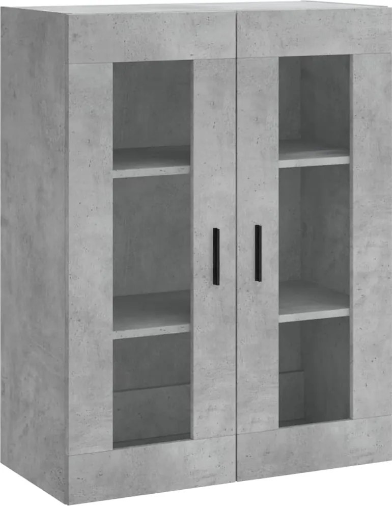 Skříň highboard betonově šedá 69,5x34x180 cm kompozitní dřevo 3198357
