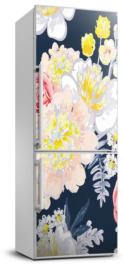 Wallmuralia Fototapeta na ledničku Kytice květin 60x180 cm