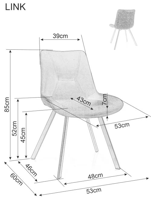 Jídelní židle LINK Signal