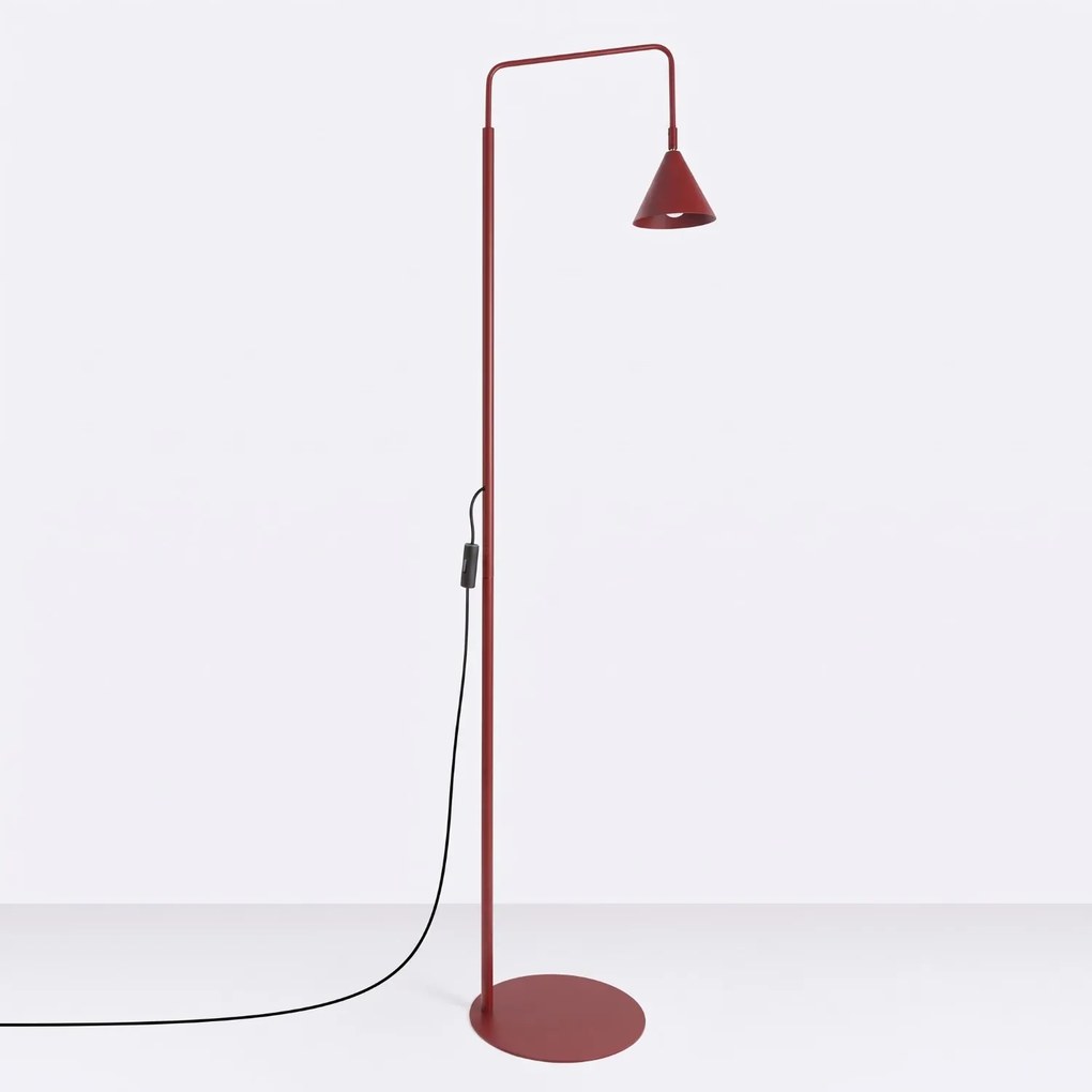 Sollux Lighting Stojací lampa NOX bordó