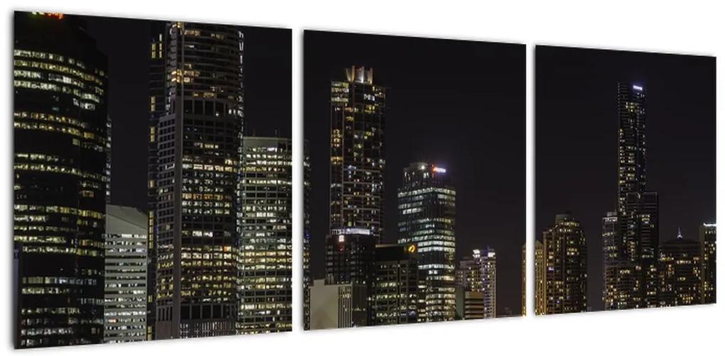 Obraz nočního velkoměsta