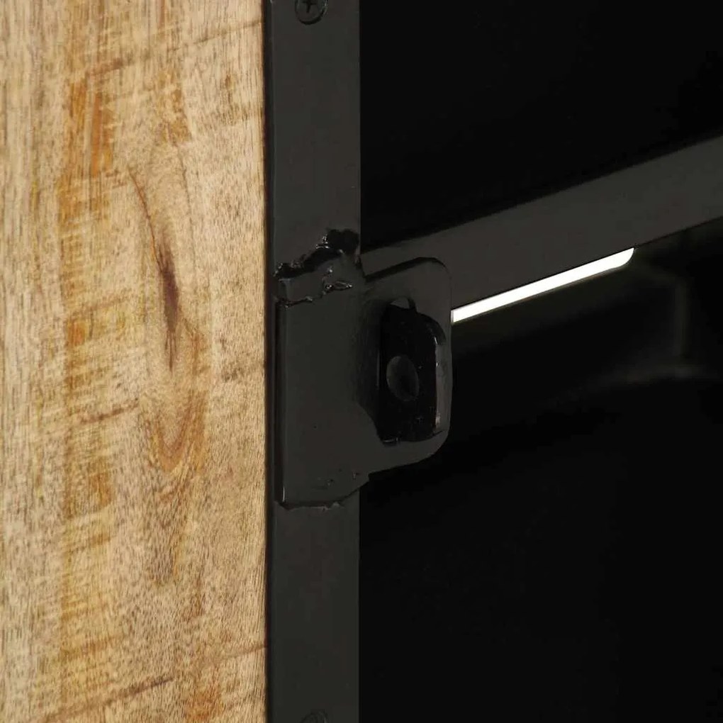 TV stolek 110 x 30 x 45 cm hrubé mangovníkové dřevo 328414