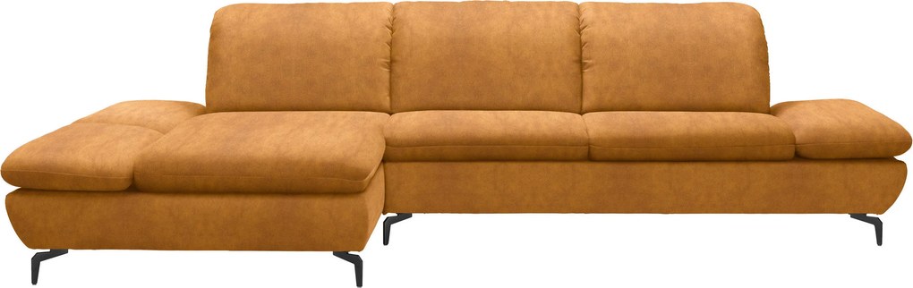 XXXLutz ROHOVÁ SEDAČKA, textil, curry žlutá Chilliano - Sedací soupravy - 000137006468