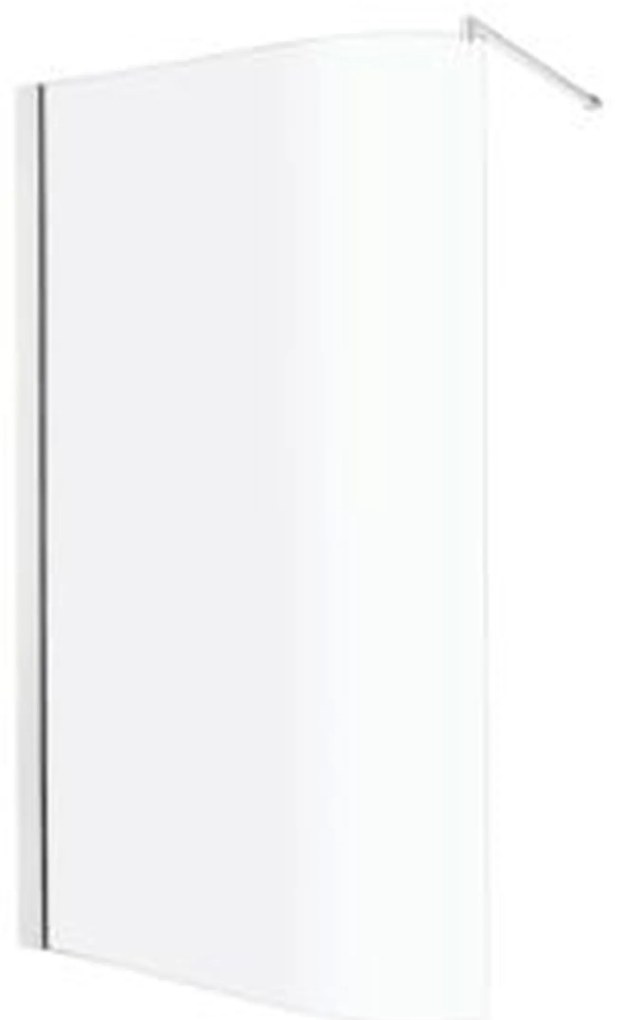 Novoterm Sprchová zástěna Walk-in NV-Zeta 140 TR, chrom/transparent - bez vaničky
