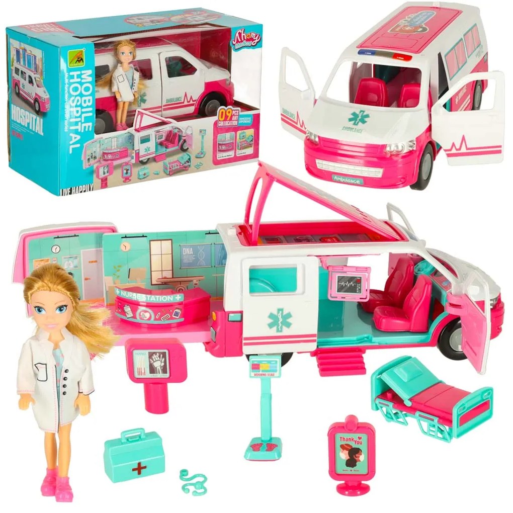 Creative Corner Ambulance mobilní nemocnice příslušenství pro panenky
