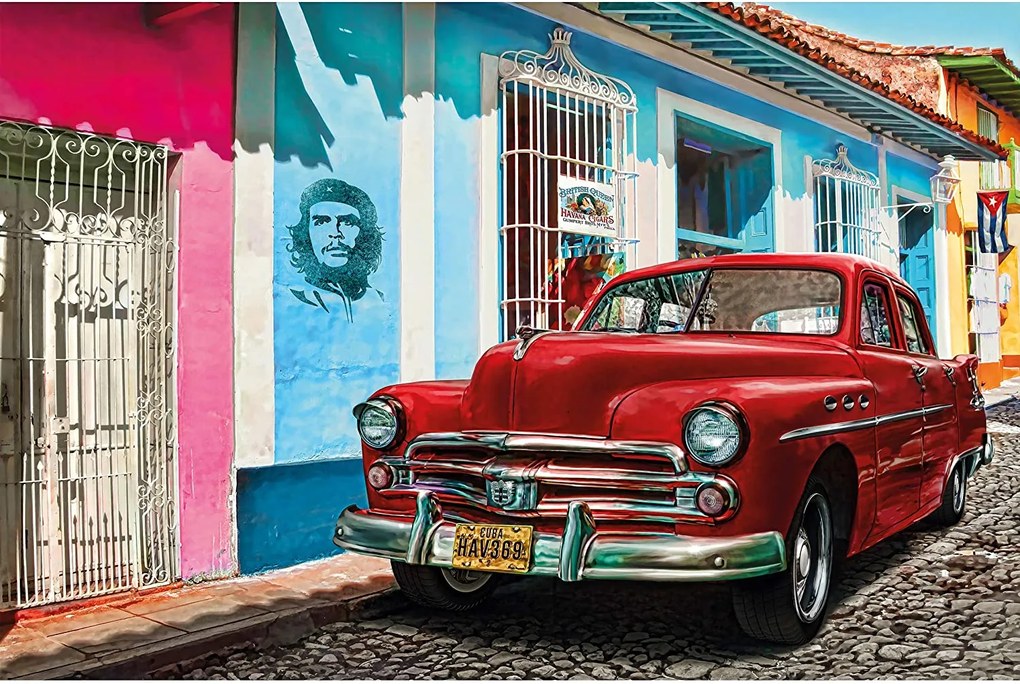 Plechová cedule Havana Velikost: A5 (20 x 15 cm)
