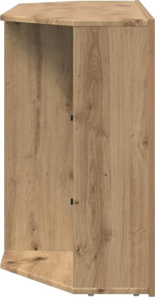 vidaXL Rohový LED TV stojan 100x40x68cm Kompozitní dřevo [889794] Barva: Betonová šedá