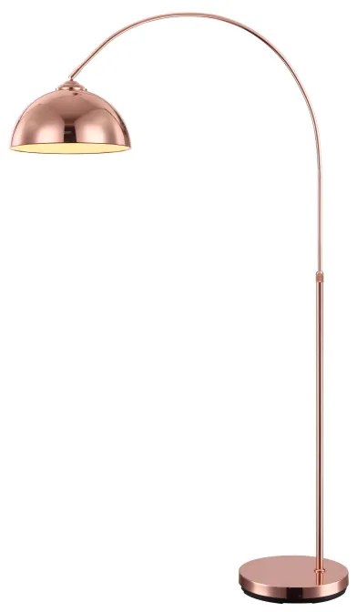 Globo 58227C NEWCASTLE - Velká stojací lampa měděná