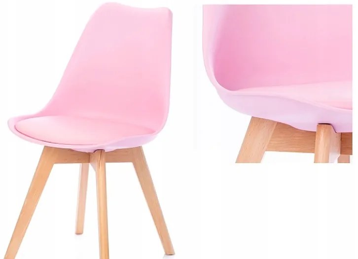 Skandinávská židle 48x39x82cm, více barev Barva: Žlutá