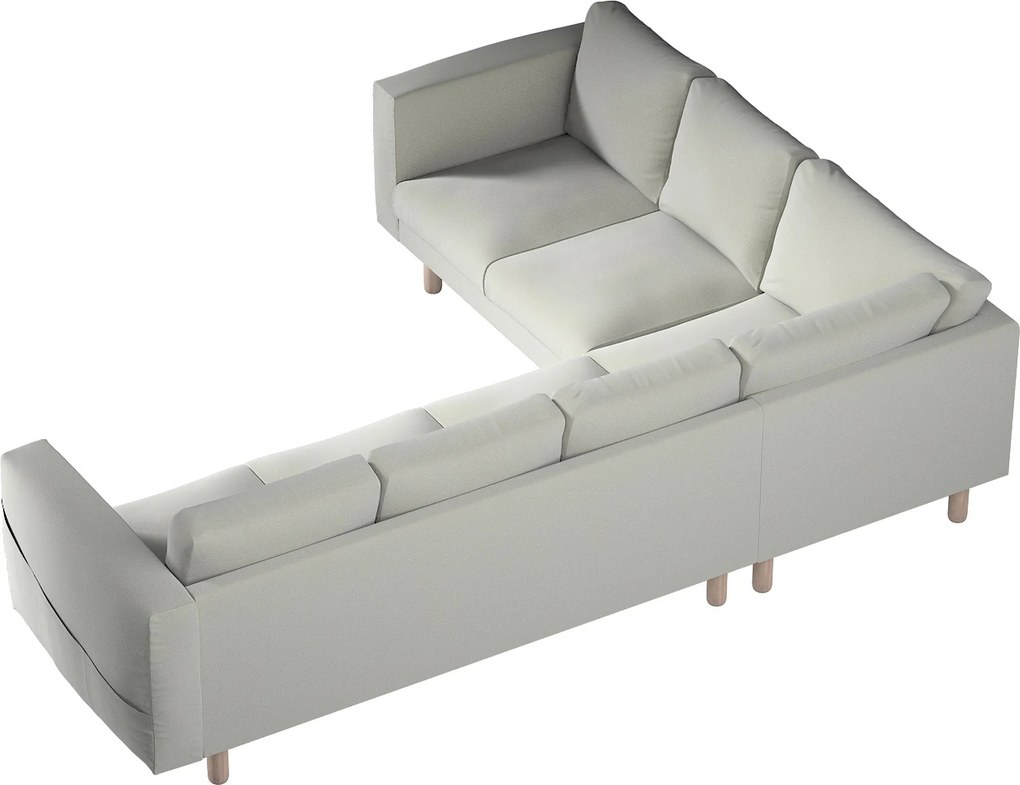 Potah na pohovku IKEA Norsborg rohová 5-místná barva zelená látka sametová