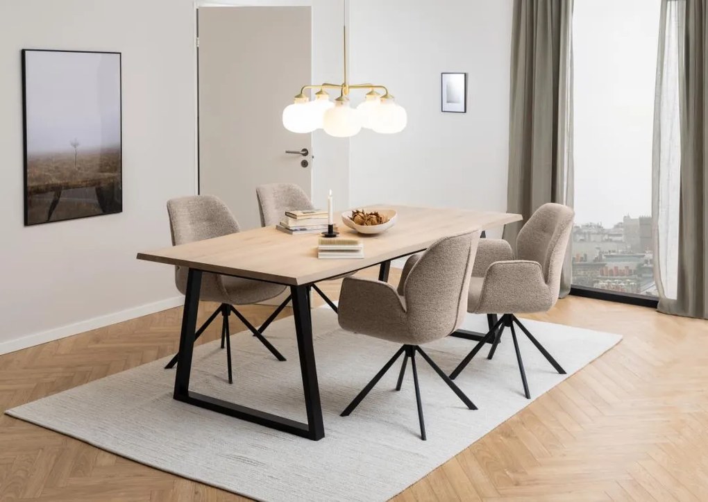 ACTONA GROUP Jídelní židle AURA s područkami béžová 0000100865