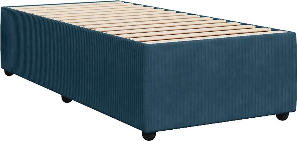 Rám postele modrý 90 x 200 cm samet 3284986