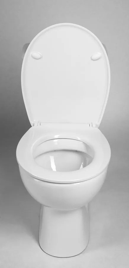 Aqualine JOSE WC kombi 38 x 74,5 x 66 cm s nádržkou dvojtlačítko 3/6l zadní odpad bílá PS8812