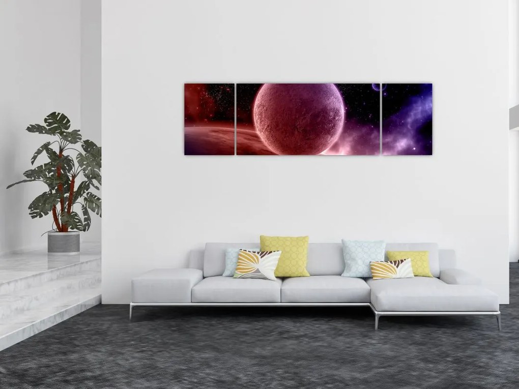 Obraz - Planeta (170x50 cm)