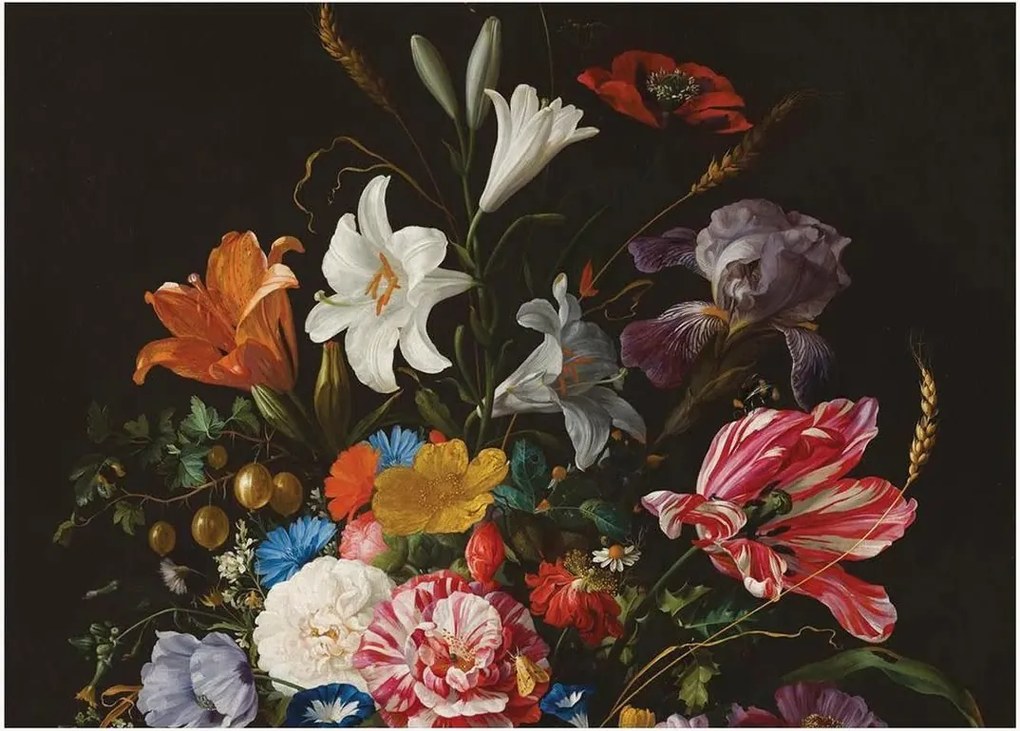 Samolepící tapeta Golden Age Flowers V