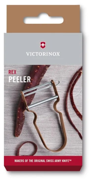 VICTORINOX Škrabka Rex s rovným ostřím Cinnamon