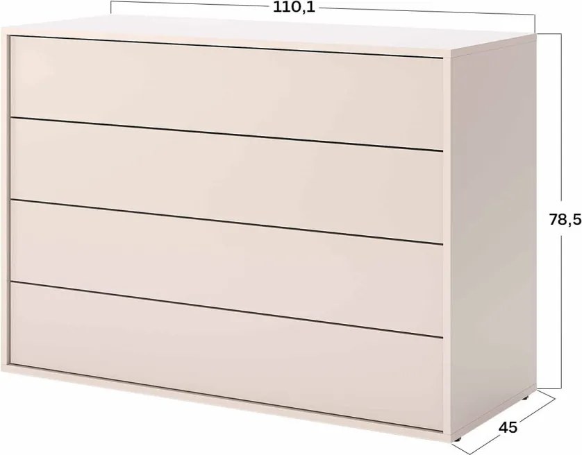Komoda 4šx Kašmír Bruno