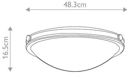 Elstead HK-COLLIER-F-M - Stropní svítidlo COLLIER 3xE27/60W/230V