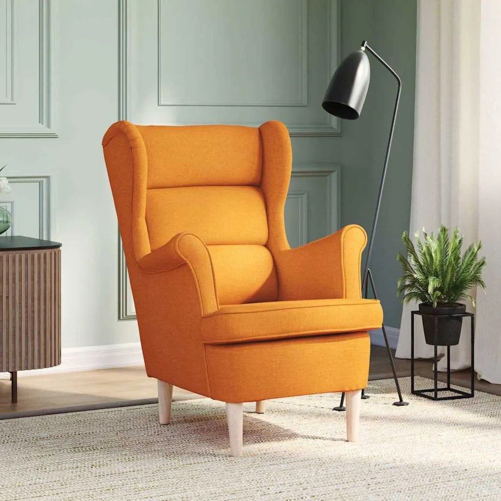 vidaXL Křeslo 74 x 84 x 100 cm textil [4016905] Barva: Tmavě žlutá