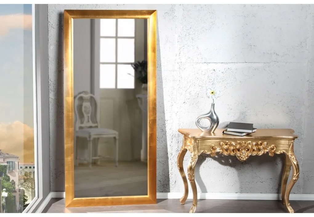 Inviro Nástěnné zrcadlo ESPEJO 180cm zlaté