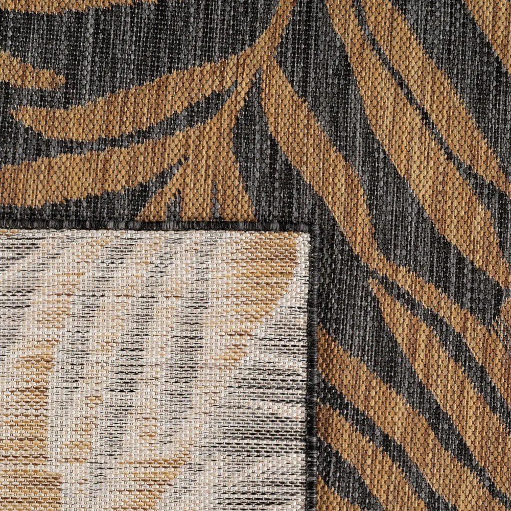 Černý/hnědý vnitřní a venkovní koberec 80x150 cm Mira 1451 – Ayyildiz Carpets