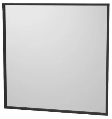 Koupelnové zrcadlo BORGSTED 80x80 cm černá