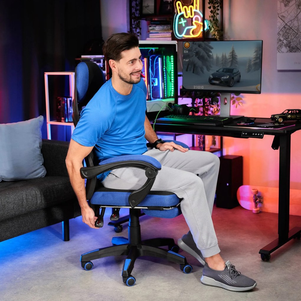 Herní židle Sporte modrá