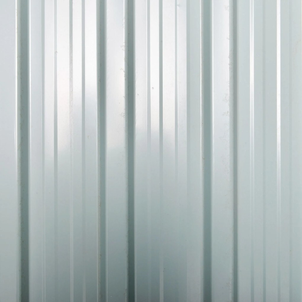 Outsunny Zahradní Kůlna 1,26 m² 147x86x134 cm Kovová Zahradní Kůlna se 2 Dveřmi a Zámkem pro Úložiště Nářadí na Terase Černá