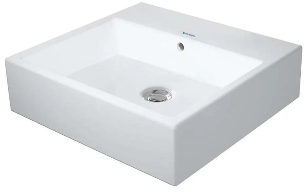 Duravit Vero Air - Umyvadlo 50x47 cm, s přepadem, bez otvoru pro baterii, bílá 2350500060