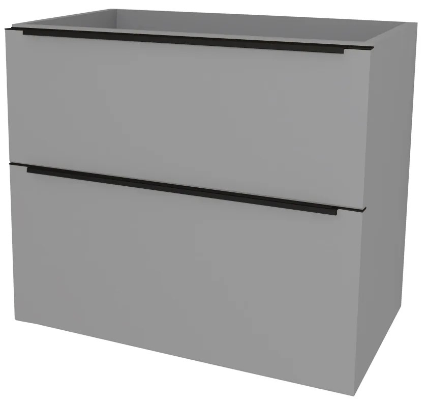 Mereo Mereo, Mailo, koupelnová skříňka 61 cm, černé madlo, Multidecor, CN590SBSEDA