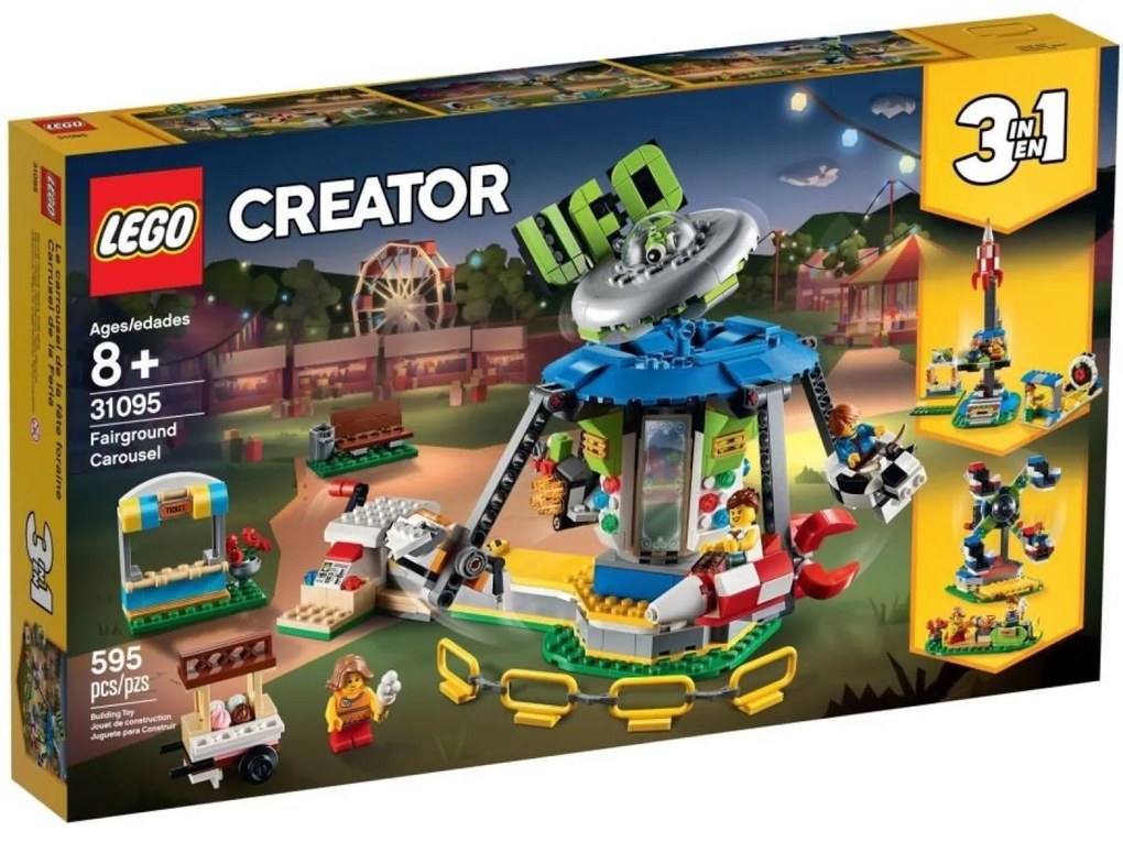 Lego stavebnice lego creator 31095 pouťový kolotoč