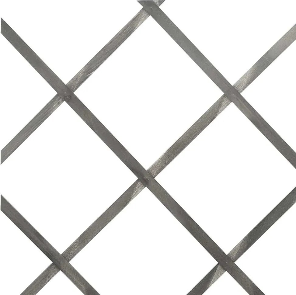 Trelážové ploty 5 ks šedé masivní jedlové dřevo 180 x 60 cm 316424