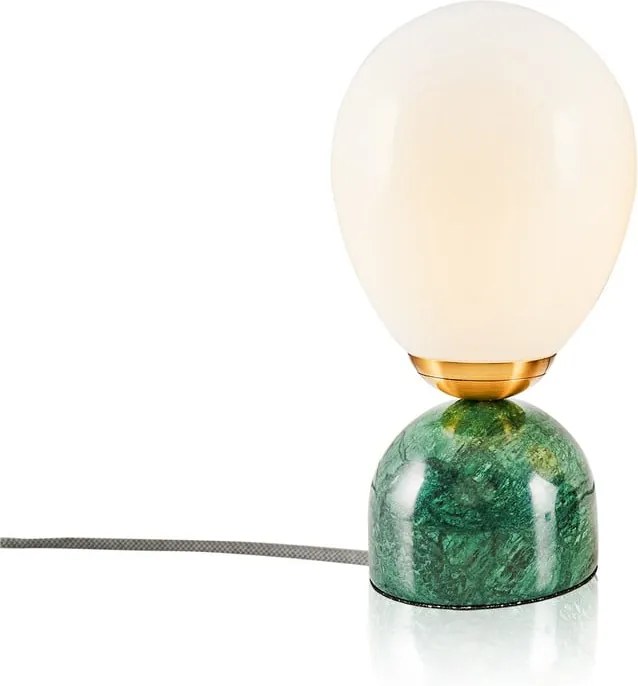 Stolní lampa se zeleným podstavcem Repedo