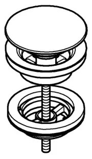 GROHE 65807DL0 - Odpadová souprava ESSENCE bronzová
