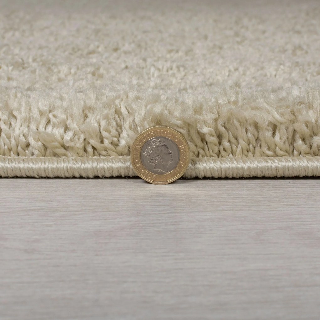 Flair Rugs, Kusový koberec Shaggy Teddy Natural čtverec, 200x200, béžová, dětský pokoj