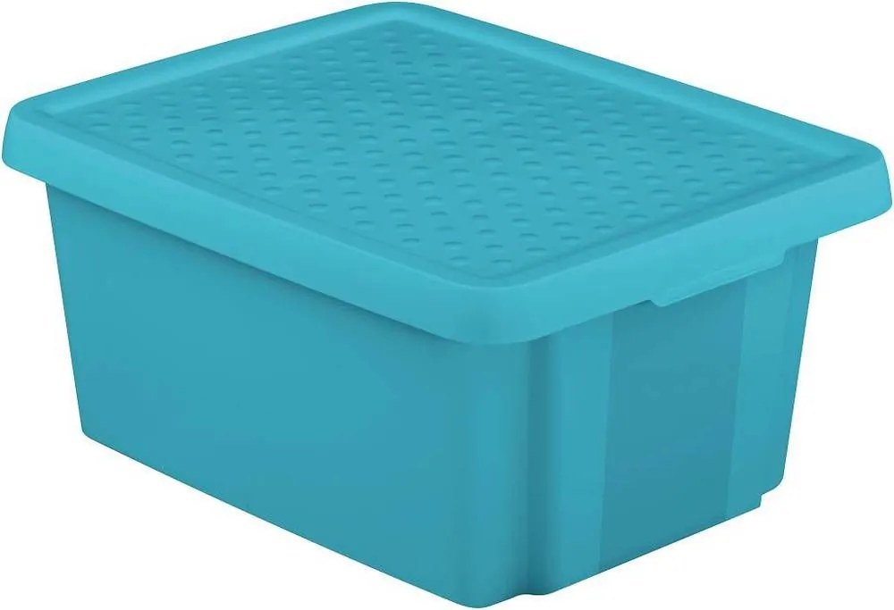 CURVER Úložný box s víkem 20L - modrý
