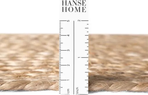 Koberec Hanse Home BASIL přírodní / zlatý / zelený kruh