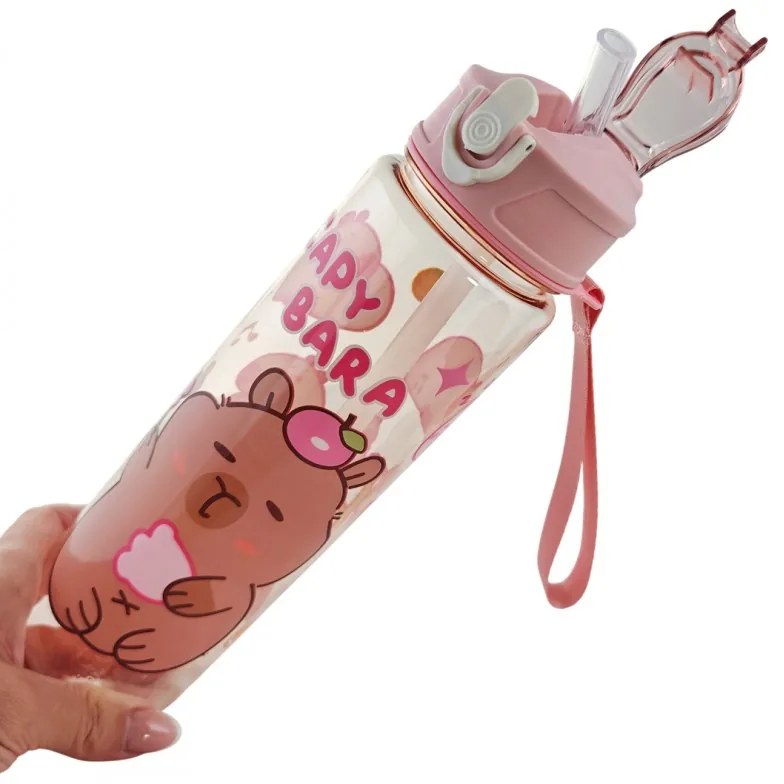 Flamenco Mystique Růžová láhev na vodu 800ml CAPYBARA PINK BD56R
