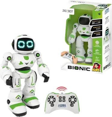 MADE 20776 Robot Zigybot Bionic / Programovatelný / 20 funkcí / 30 x 2