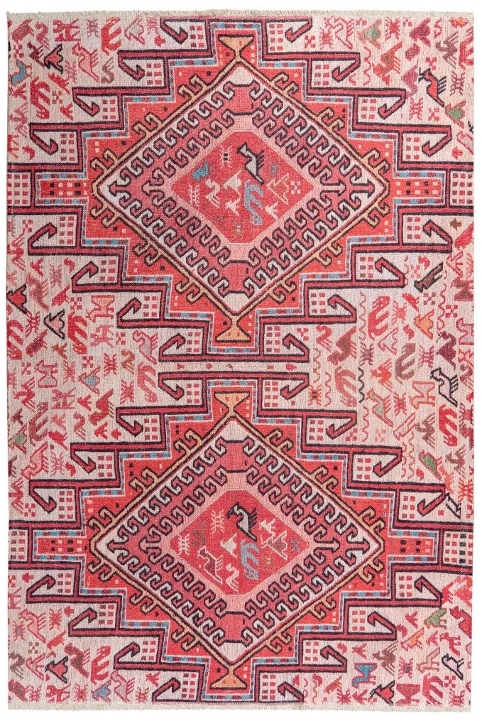 Obsession, Kusový koberec My Ethno 264 multi – na ven i na doma, 150x230, vícebarevná, obývací pokoj